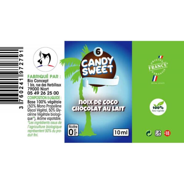 E-liquide BioConcept Candy Sweet 6 | France Clope