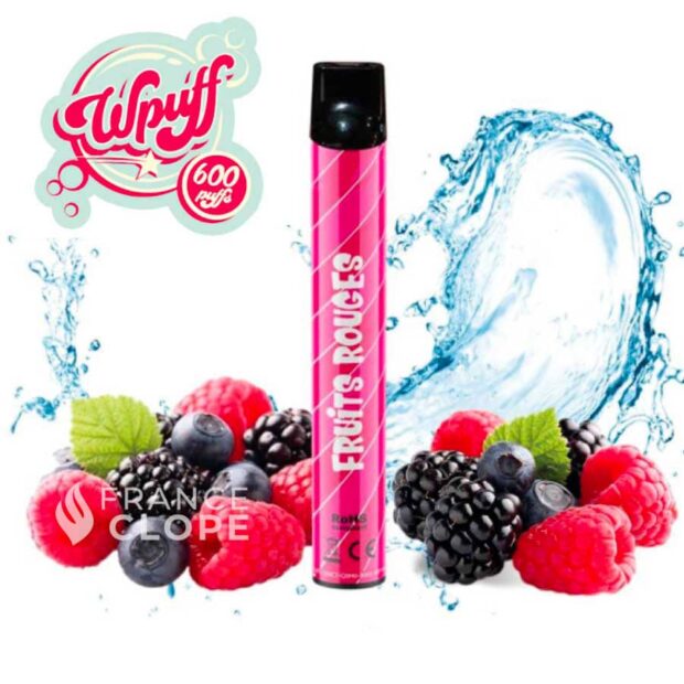 Puff Jetable Fruits rouges | France Clope